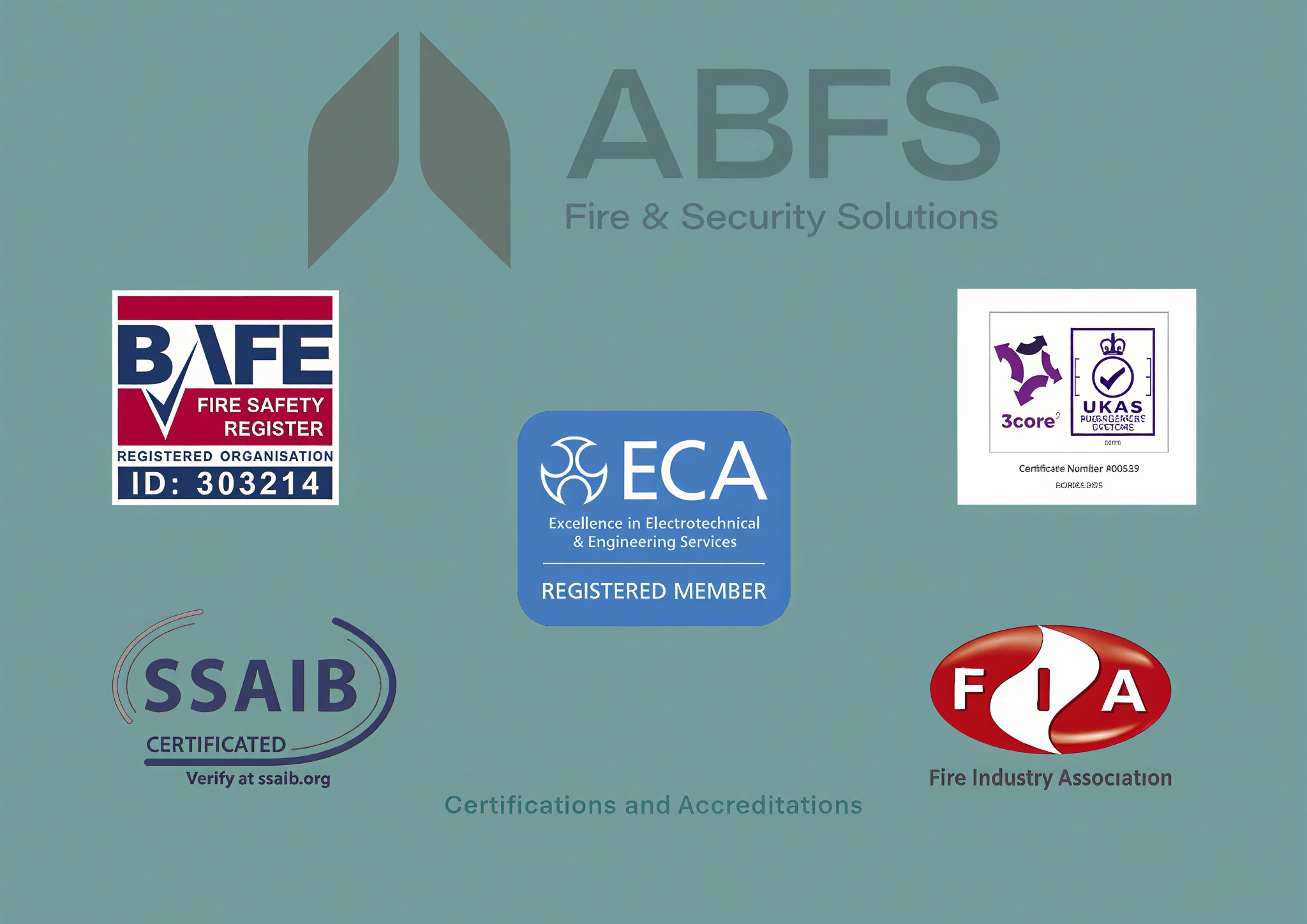 Showcasing our Certifications | ABFS